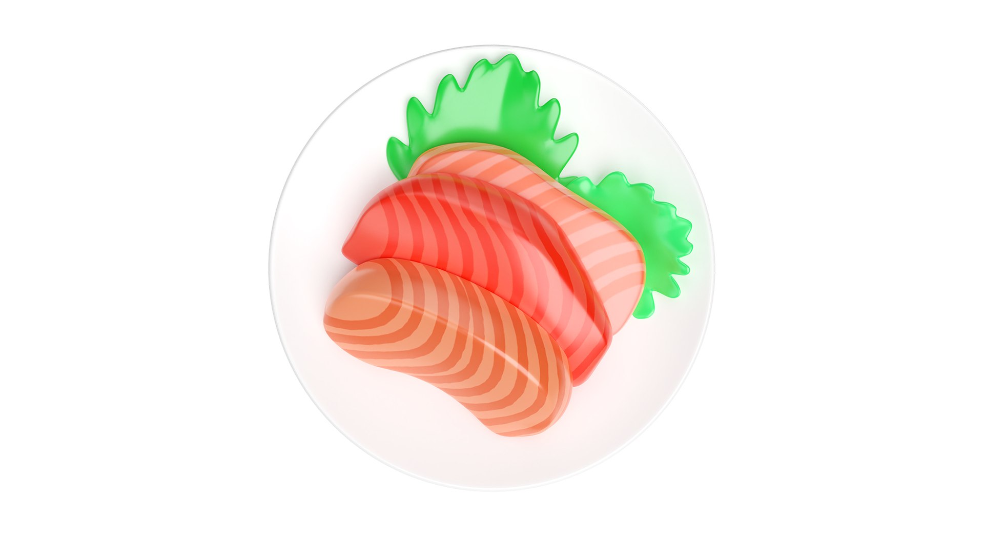 3D Cartoon Sashimi - TurboSquid 1967677