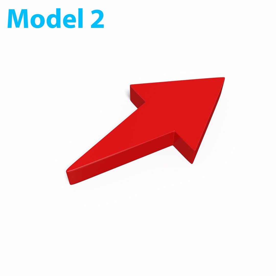 3D arrow set model - TurboSquid 1624359