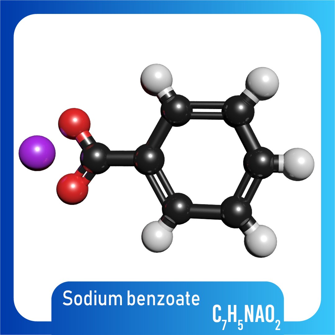 3D Model Sodium Benzoate Molecule C7h5nao2 - TurboSquid 1426829