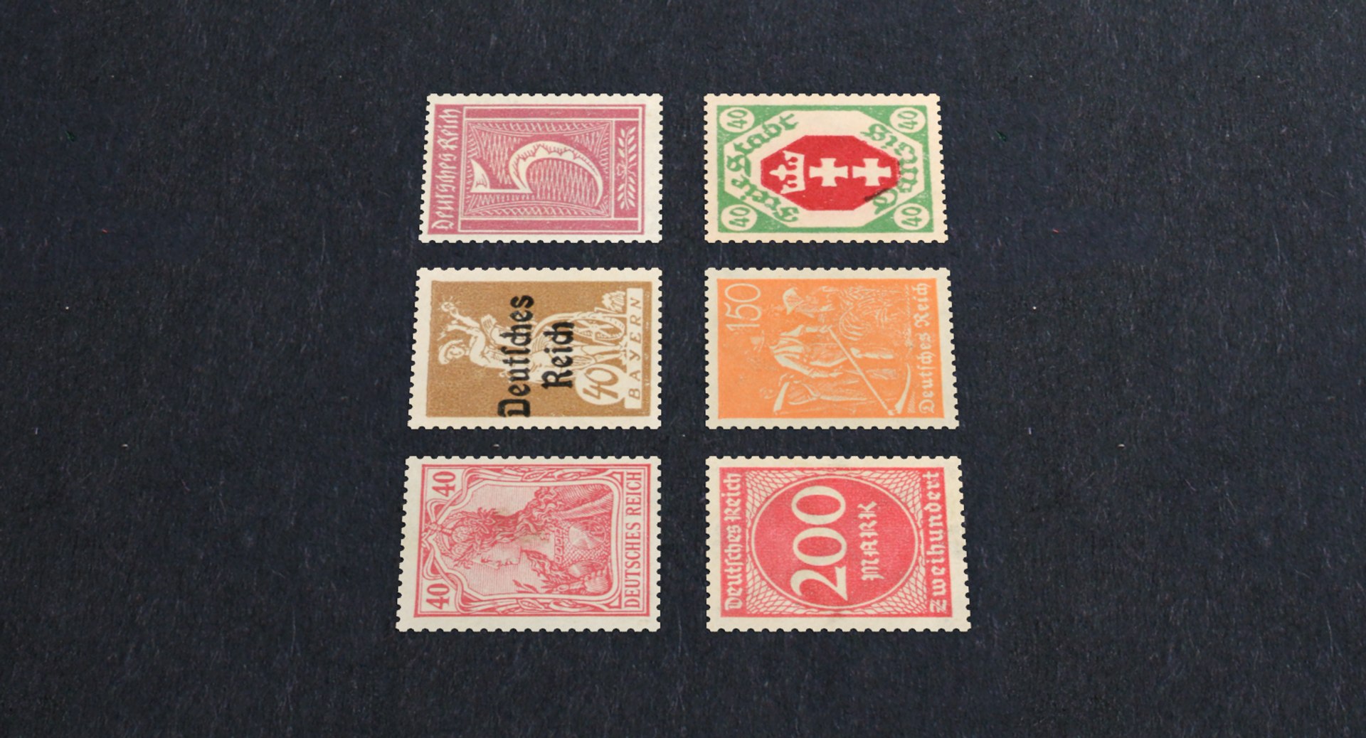 3D Hi-poly German Postage Stamps | 1144396 | TurboSquid