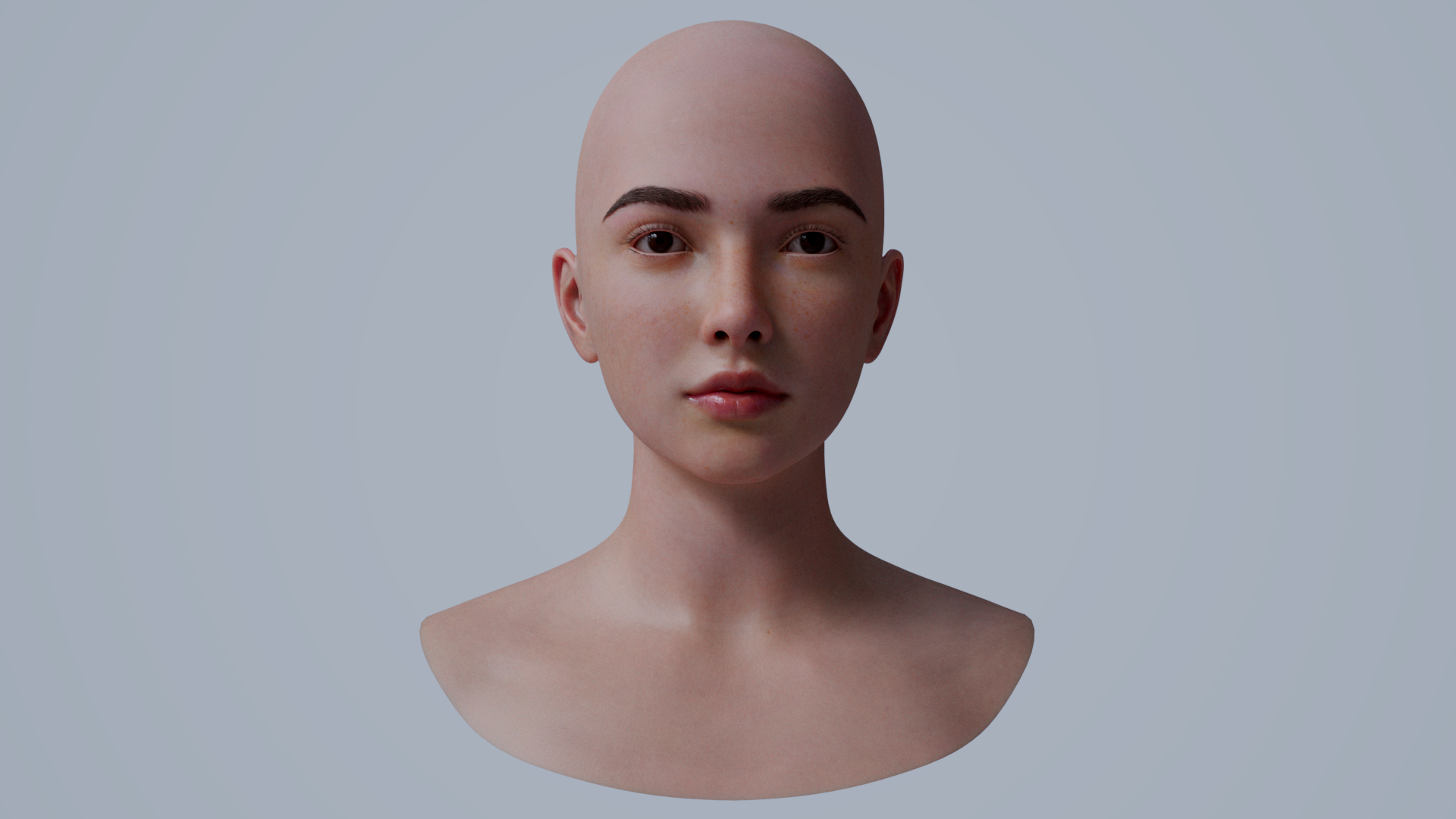 Asian Female Head Base Mesh Metahuman Topology V4 Model - TurboSquid ...