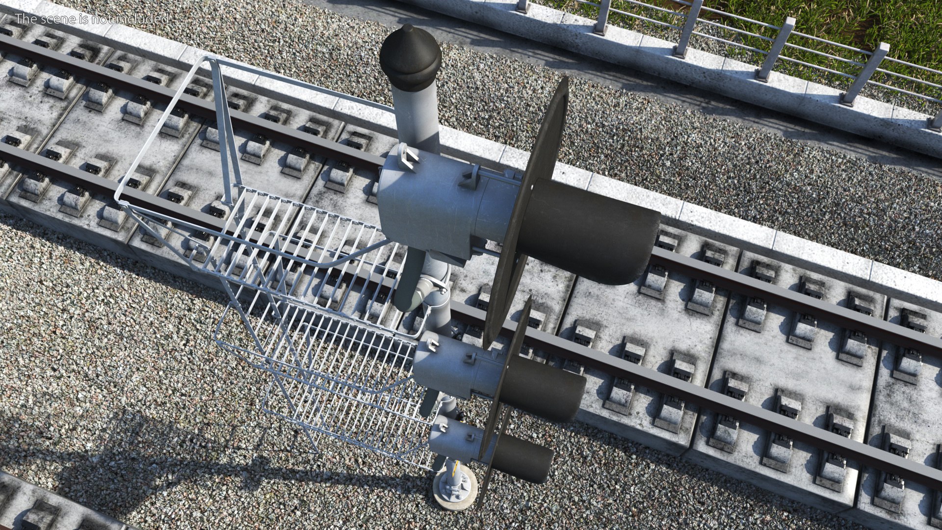 Railroad Searchlight Signal Triple 3D Model - TurboSquid 2035519