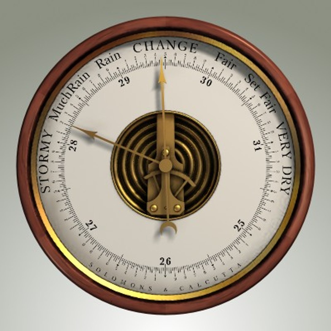 3d Model Barometer