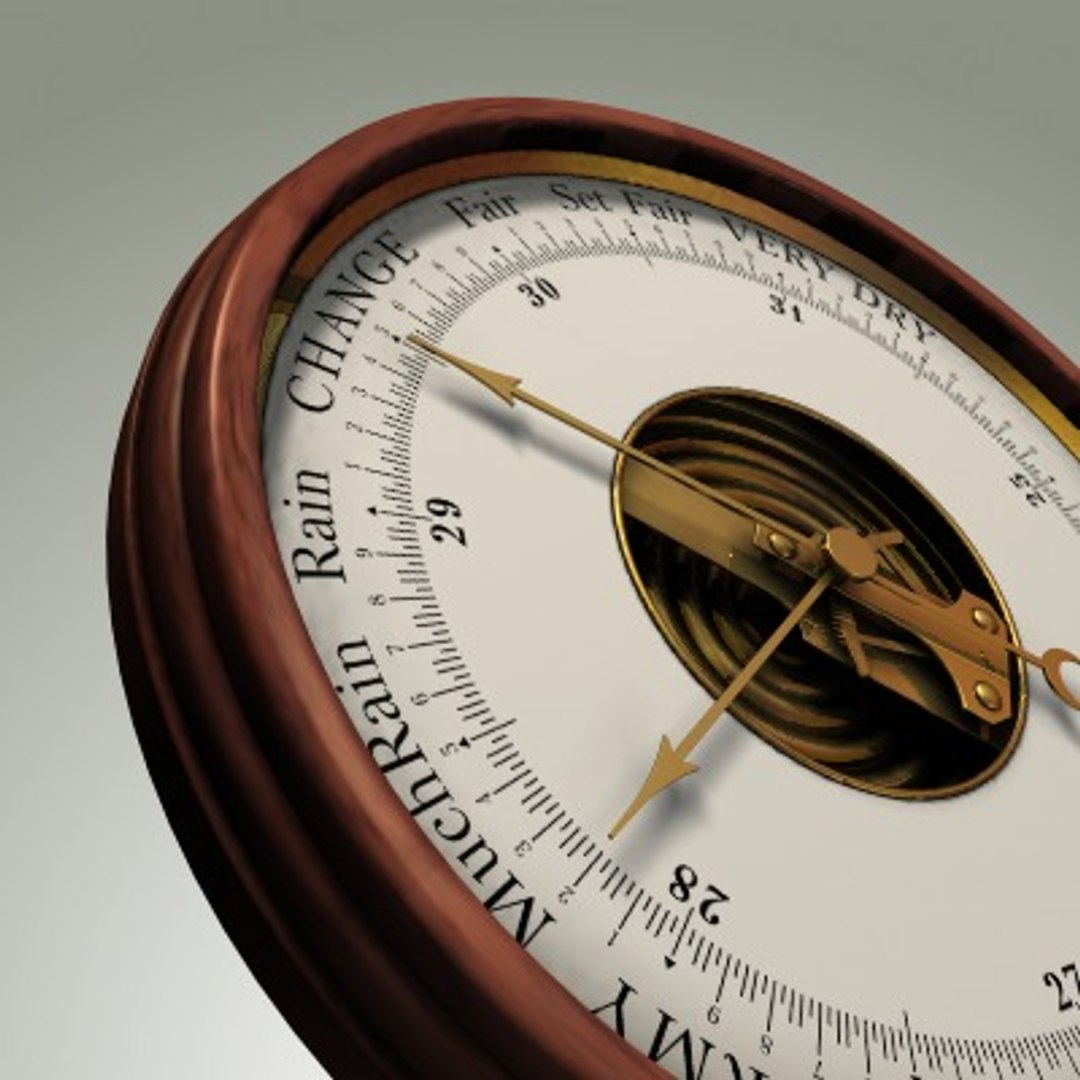 3d Model Barometer