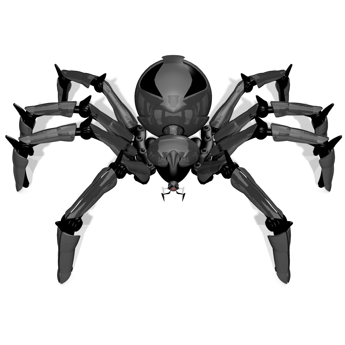 robot spider c4d