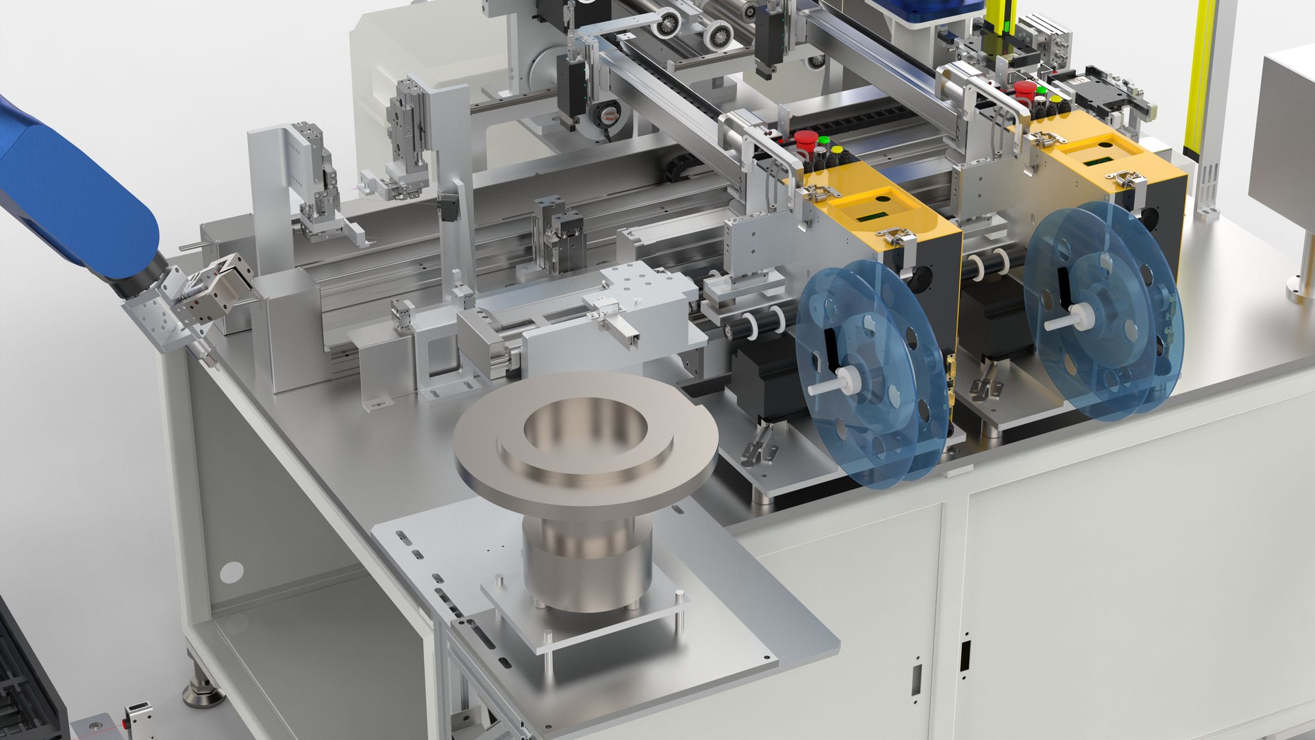 3D Automatic Fifting Stripping Film Assembly Line - TurboSquid 1985905