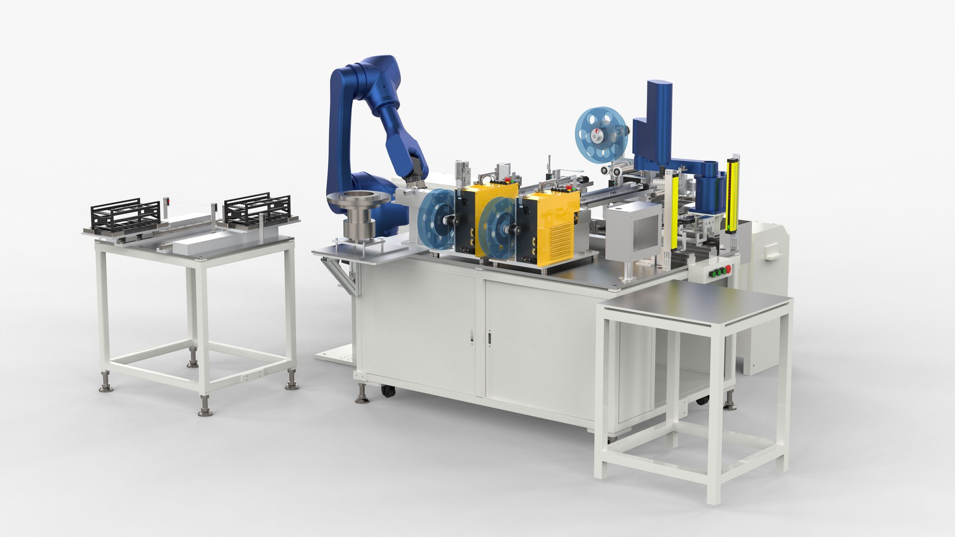 3D Automatic Fifting Stripping Film Assembly Line - TurboSquid 1985905