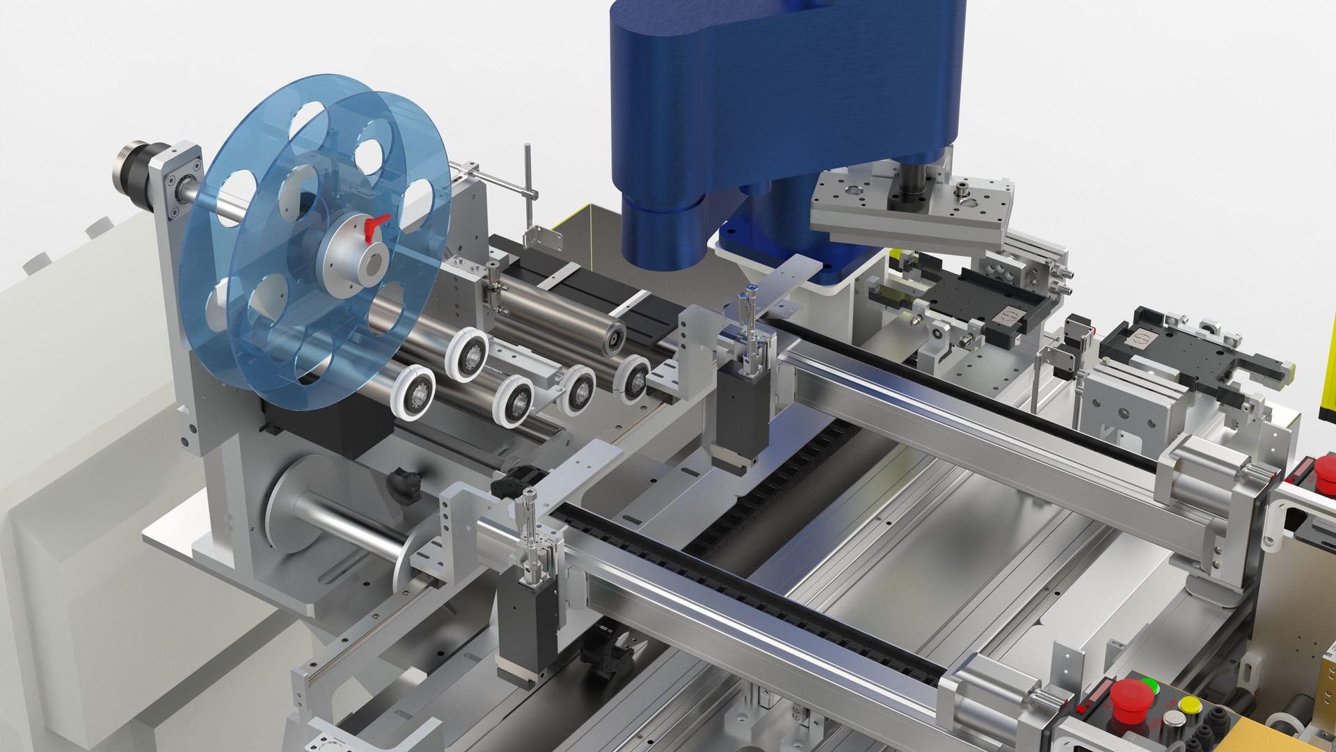 3D Automatic Fifting Stripping Film Assembly Line - TurboSquid 1985905
