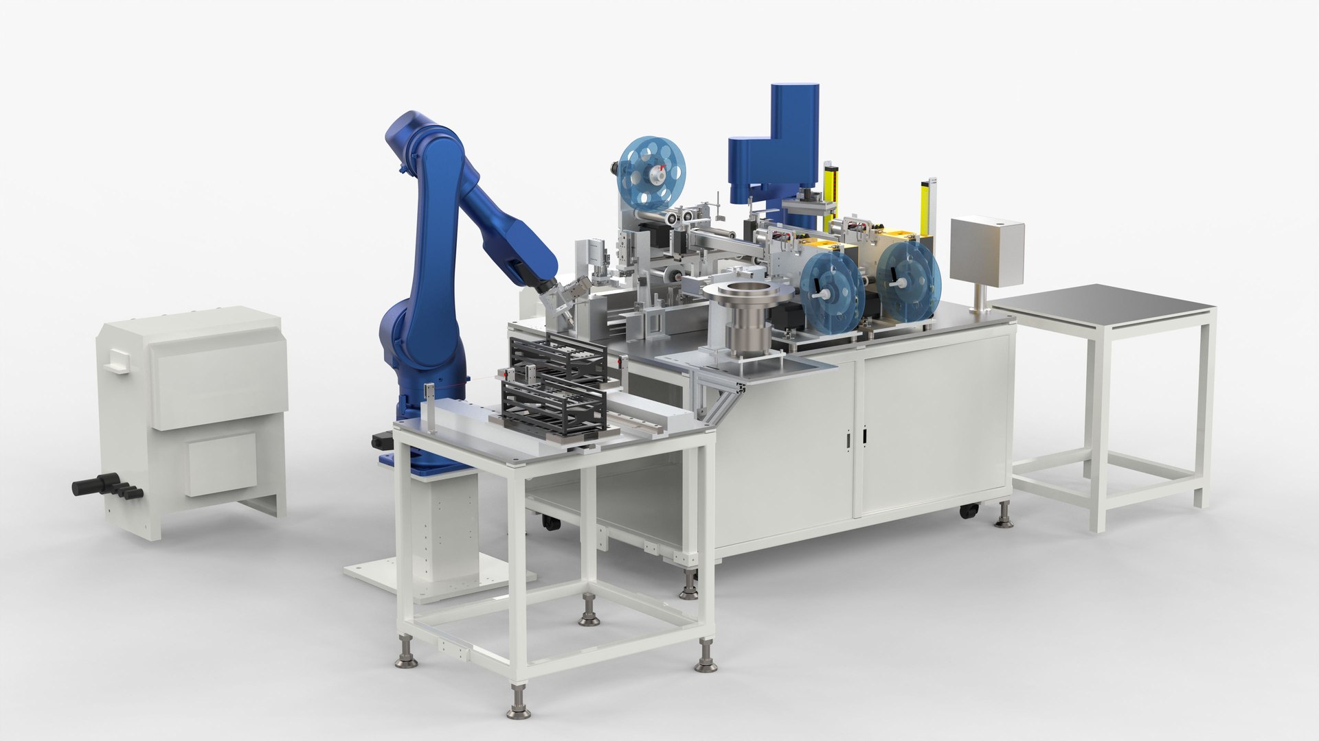 3D Automatic Fifting Stripping Film Assembly Line - TurboSquid 1985905