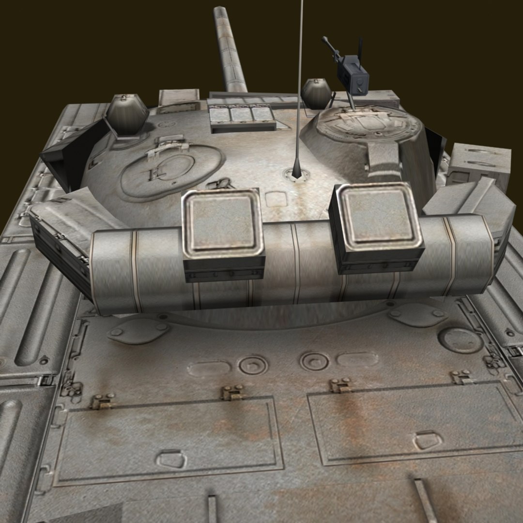 T80 Tank Russian 3d Model
