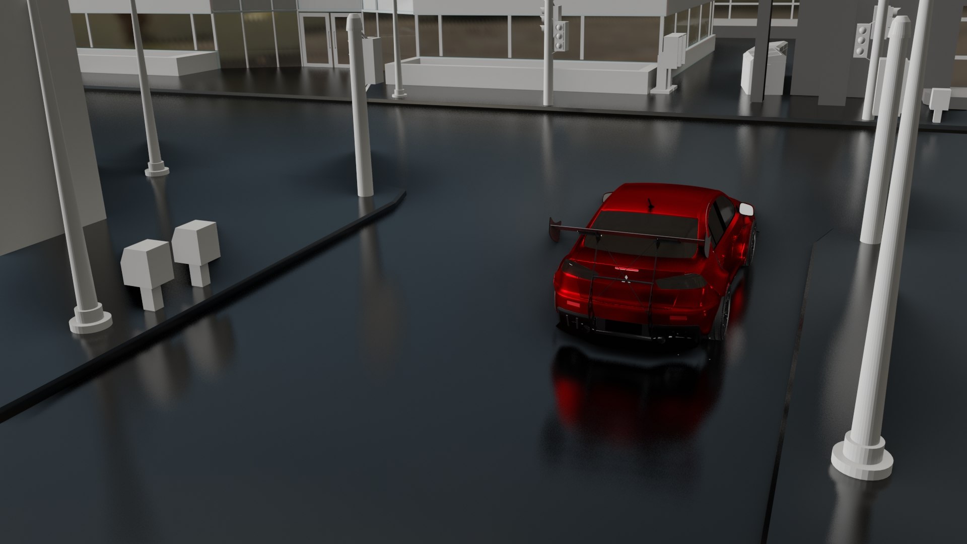 3D Mitsubishi Lancer Evo Modded - TurboSquid 1461860