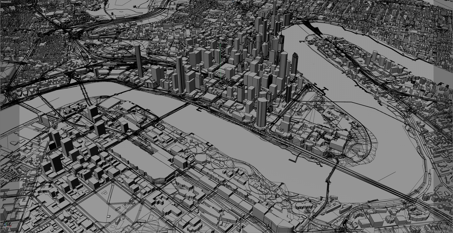 3D Brisbane Downtown Australia Model - TurboSquid 1988450