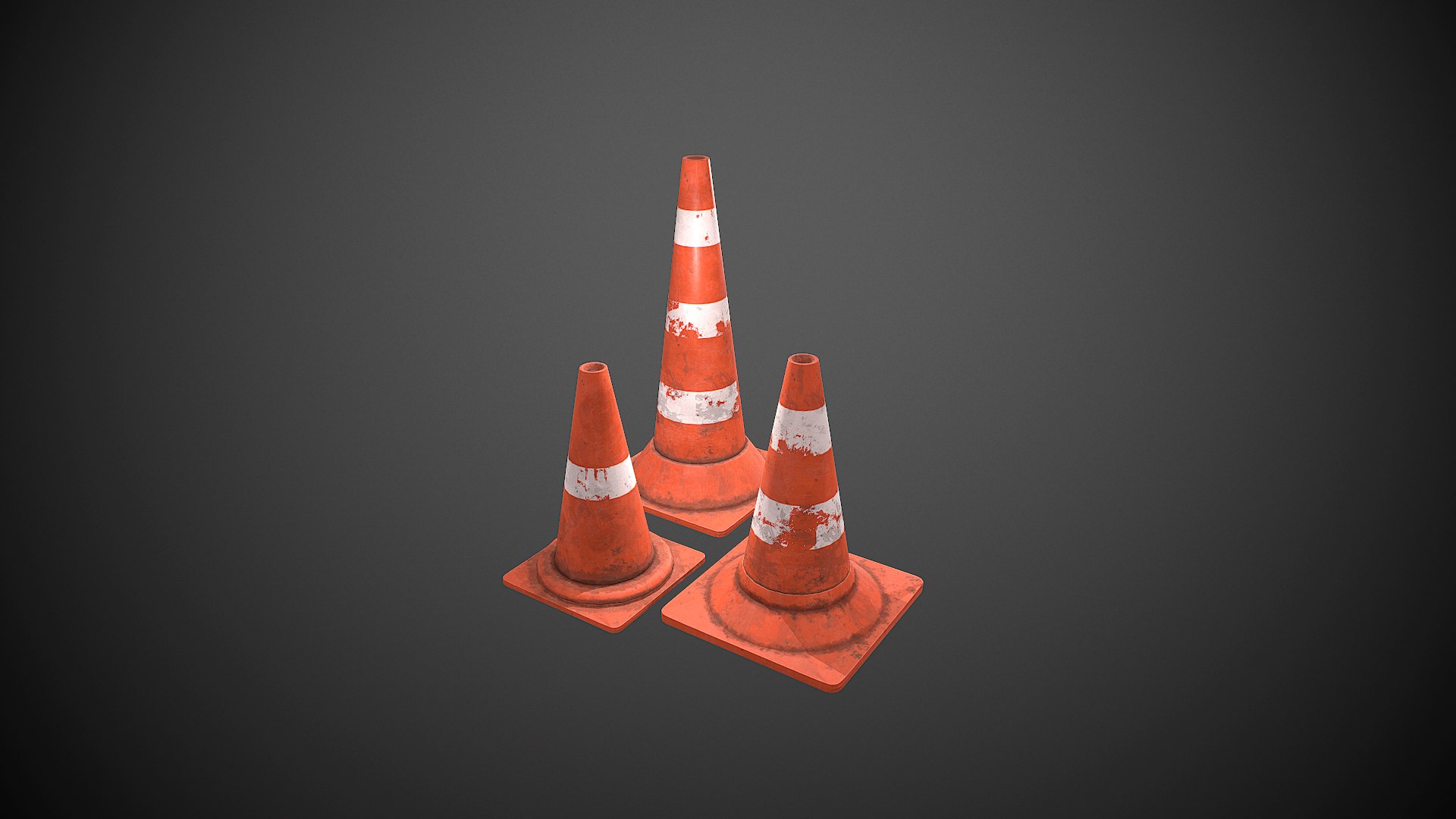 3D road cone - TurboSquid 1166890