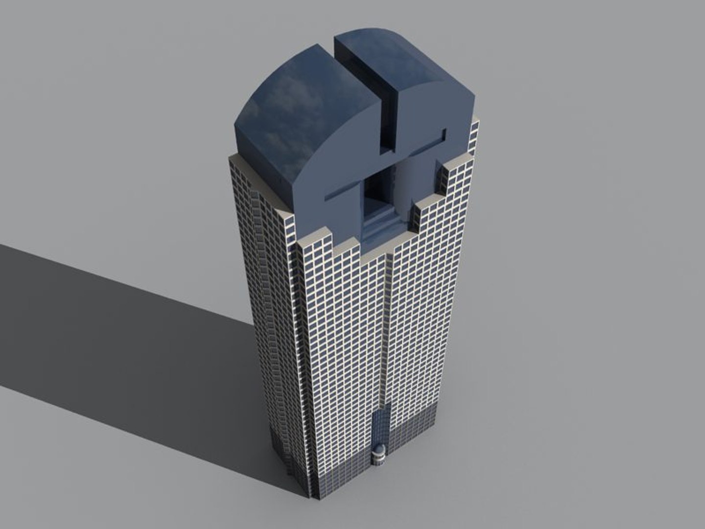 3d Model Jp Morgan Chase Tower