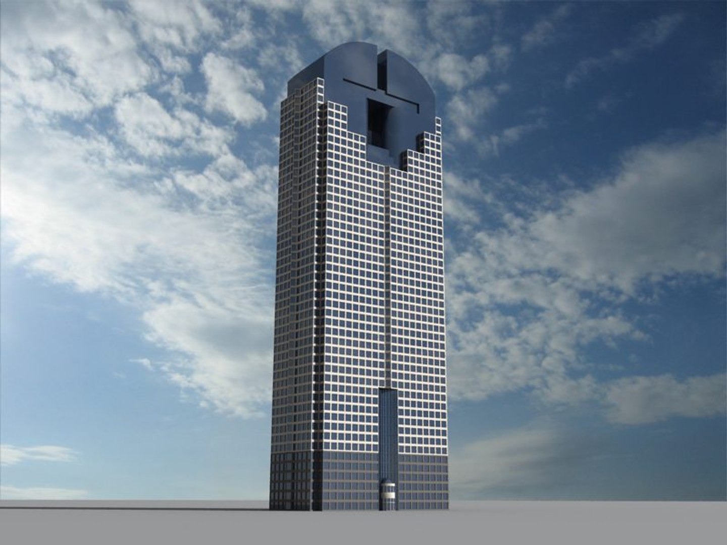 3d Model Jp Morgan Chase Tower