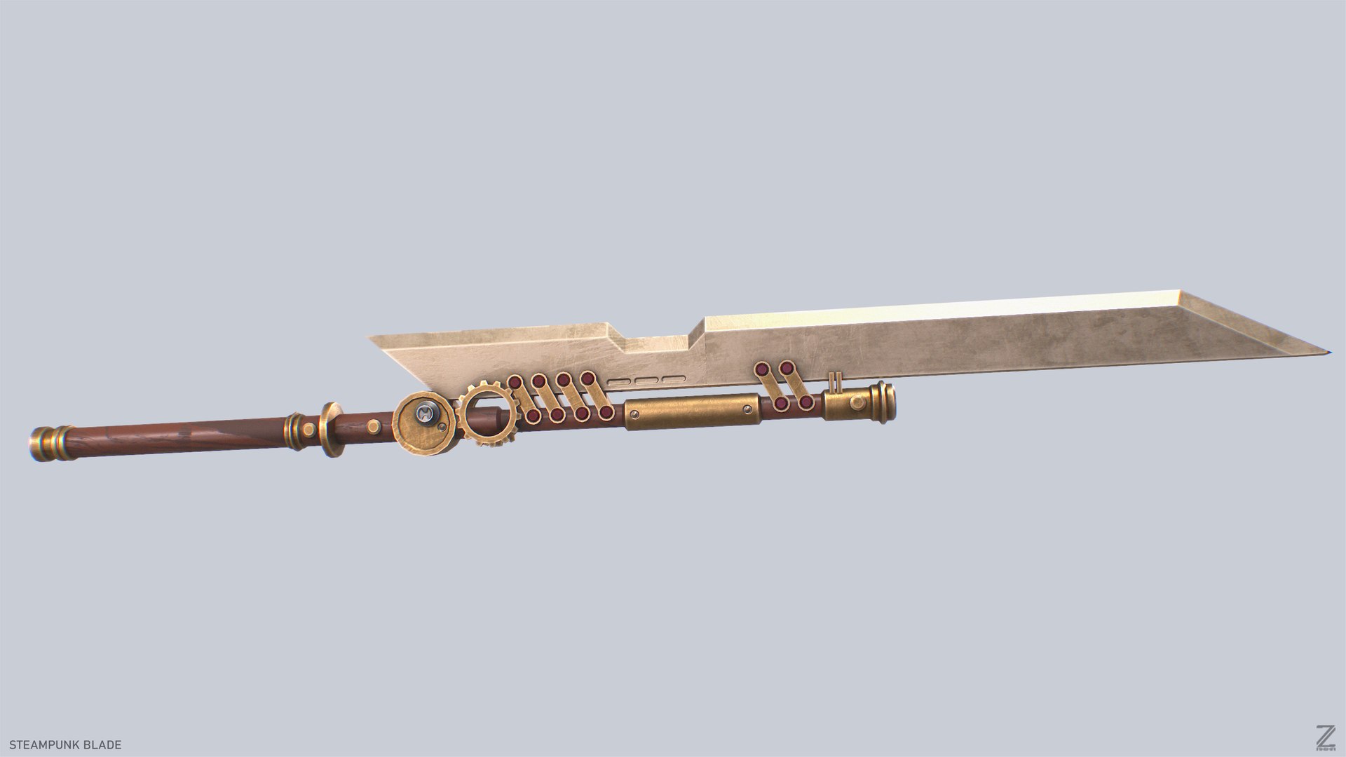 3D Steampunk Blade - TurboSquid 2424400