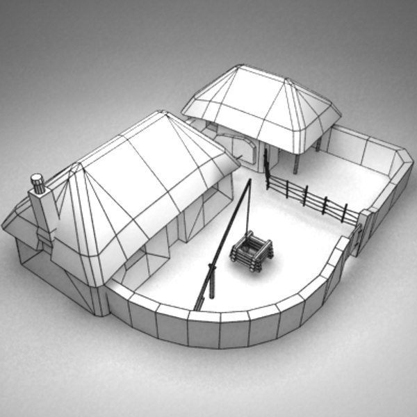 village house 3d model