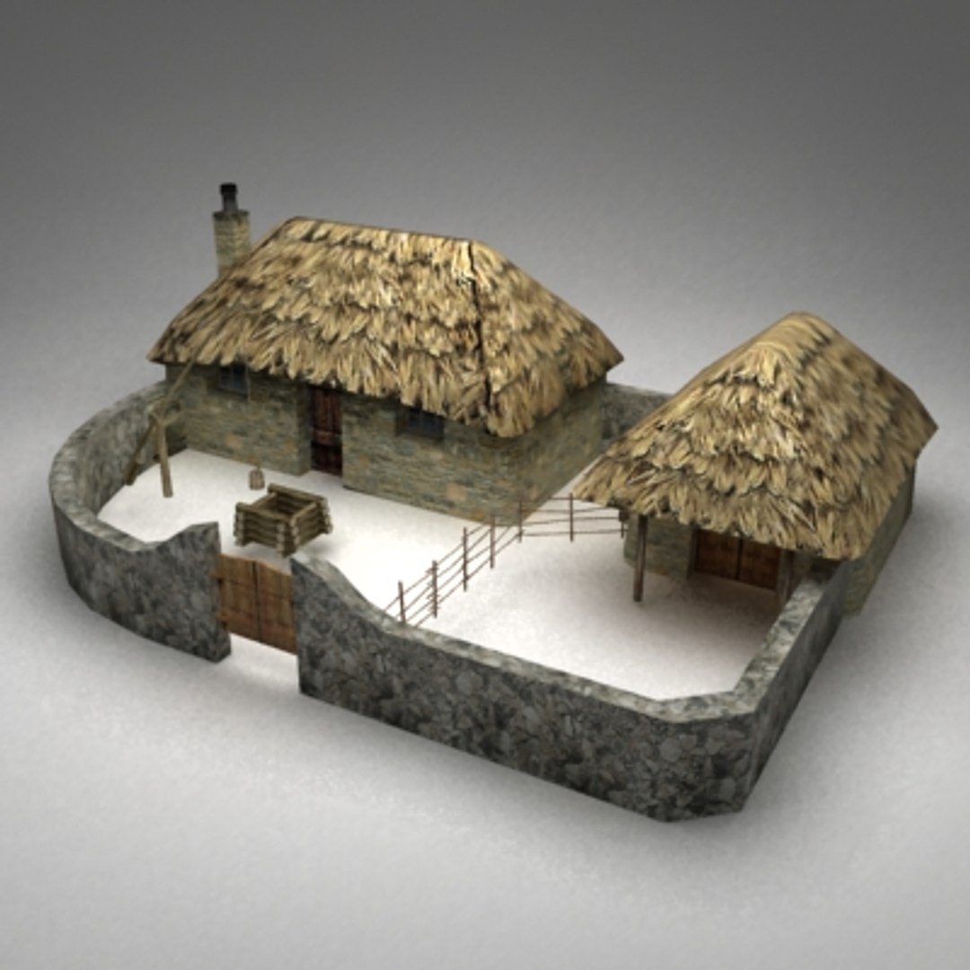 Village House 3d Model