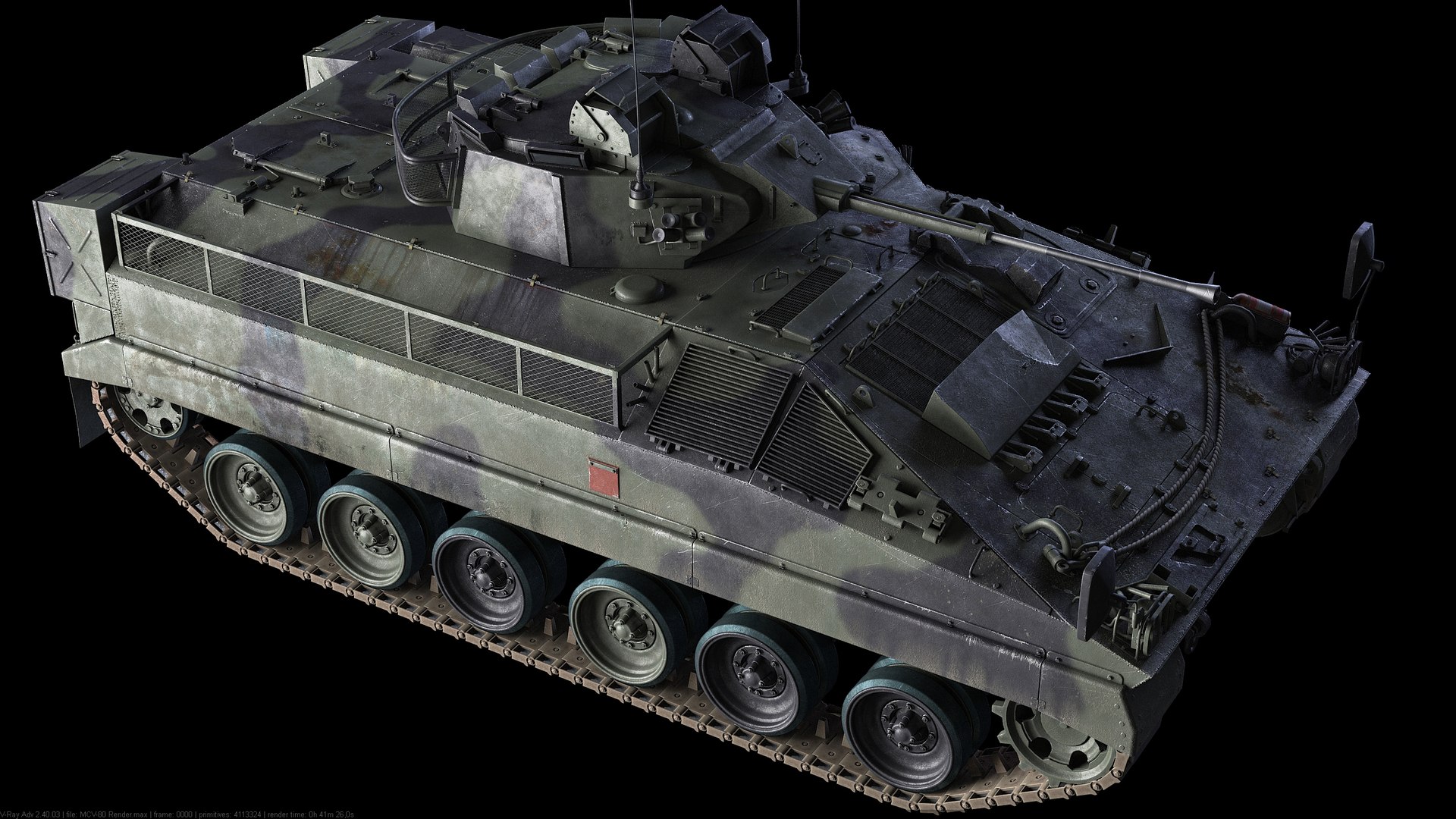 Mcv-80 Warrior 3d Model