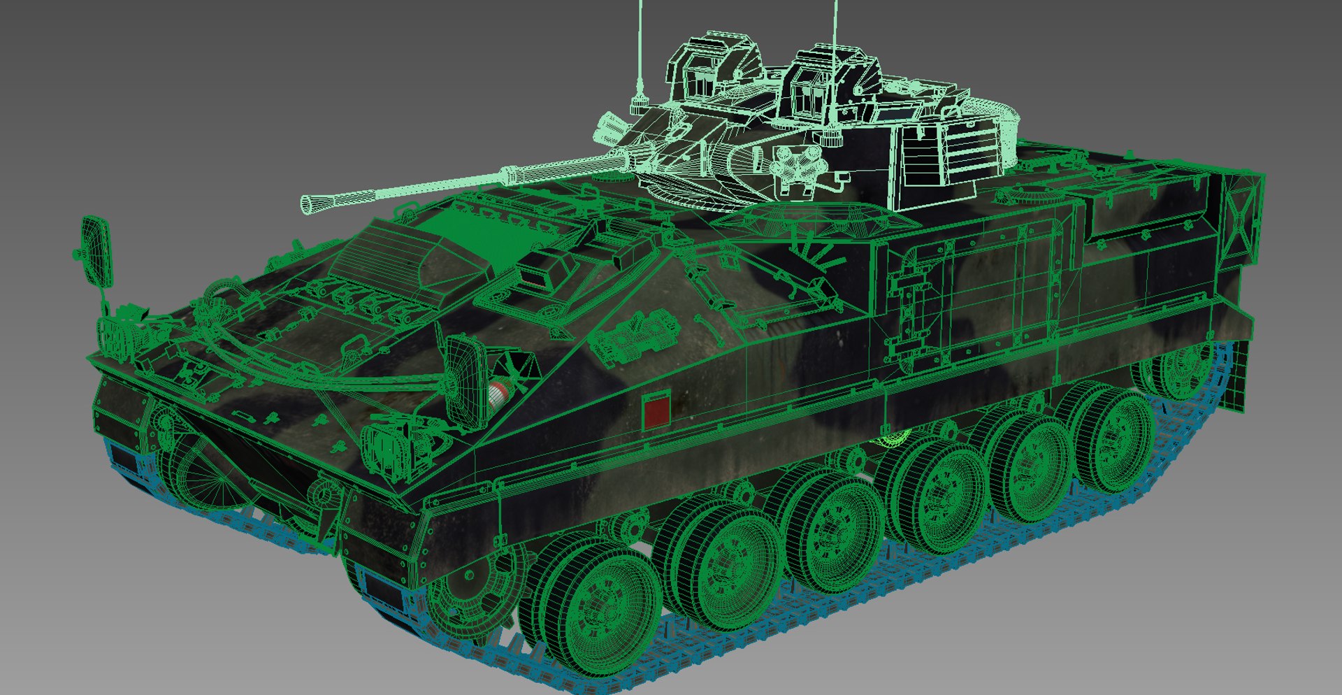 Mcv-80 Warrior 3d Model