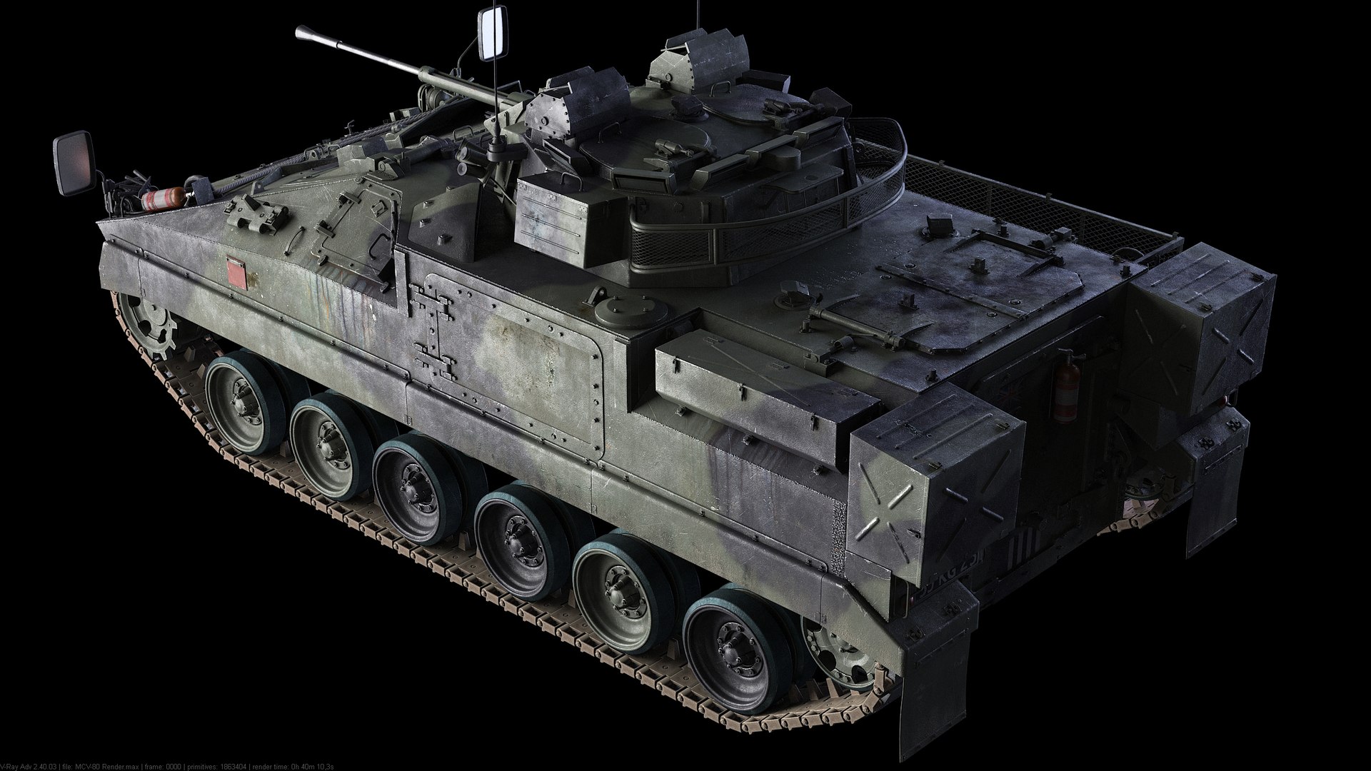 Mcv-80 Warrior 3d Model