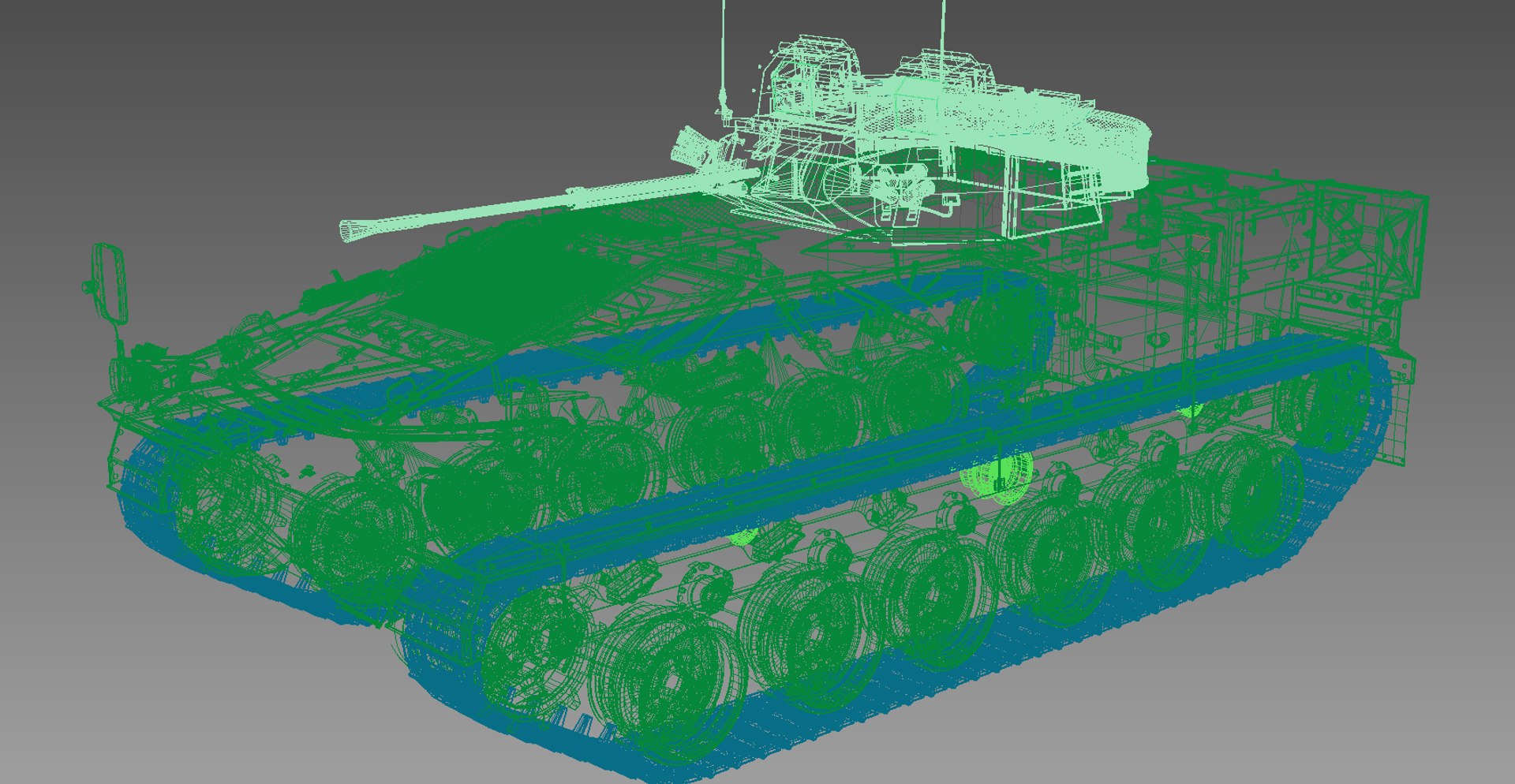 Mcv-80 Warrior 3d Model