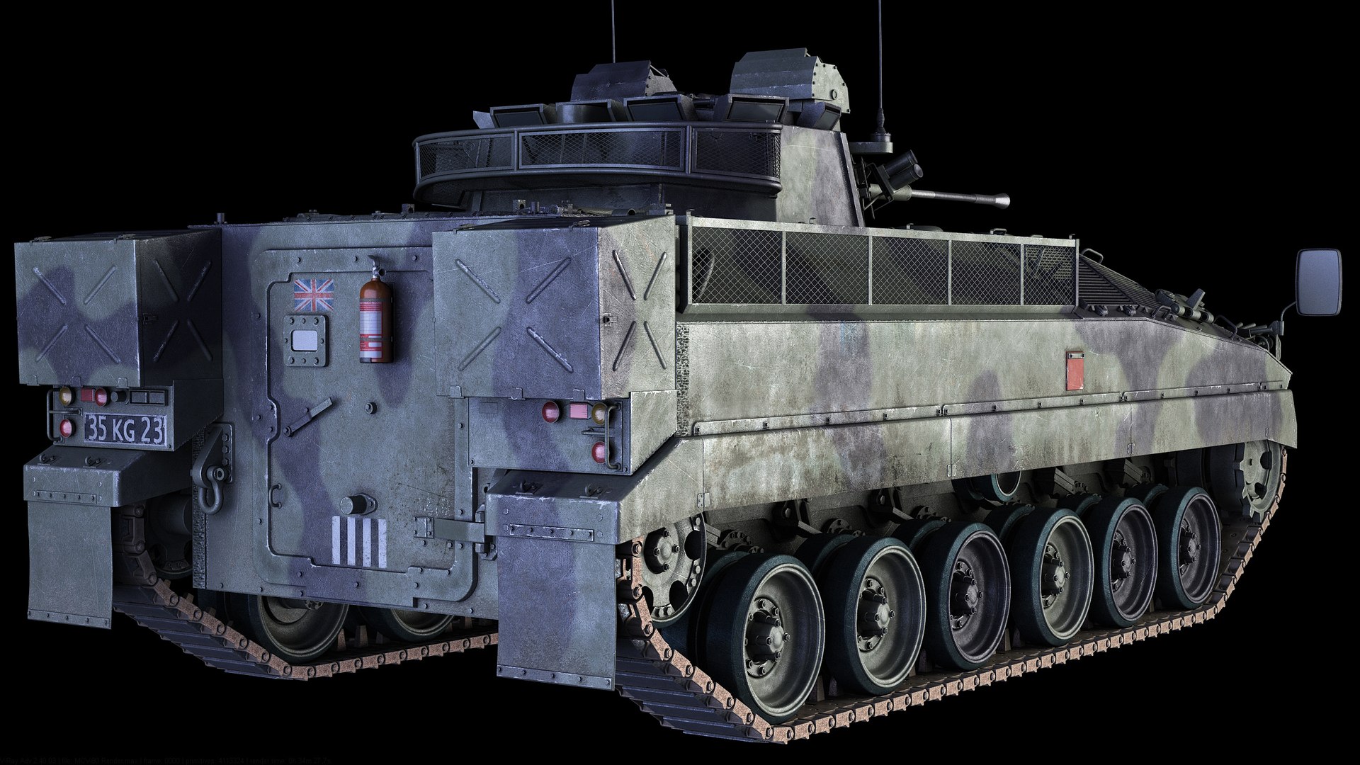 Mcv-80 Warrior 3d Model