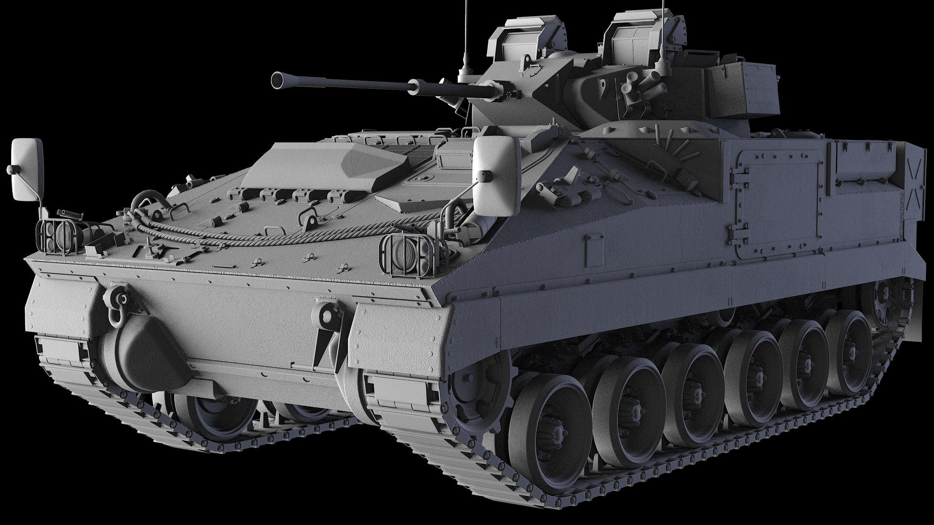 Mcv-80 Warrior 3d Model