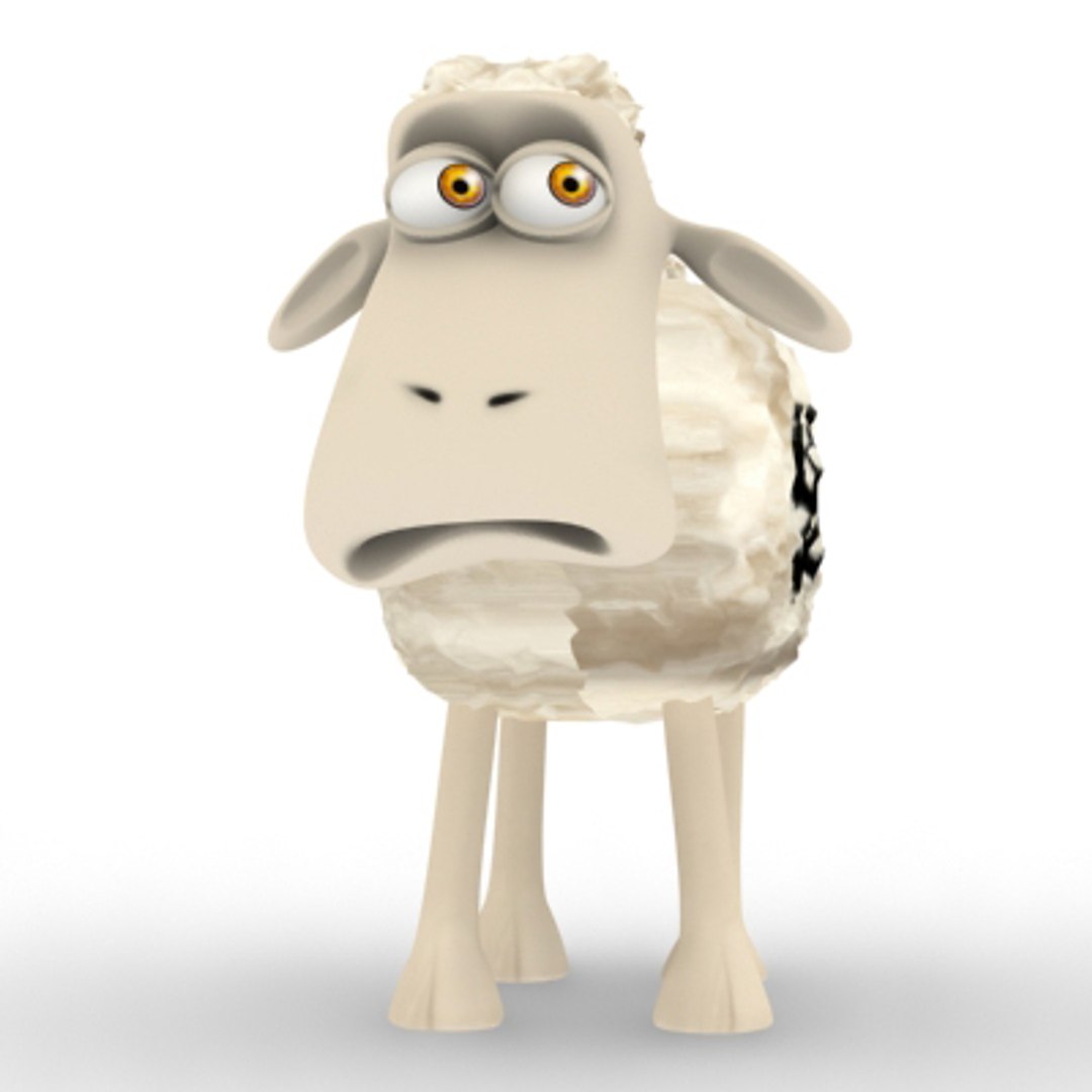 Sheep 8 Morph Targets 3d Model
