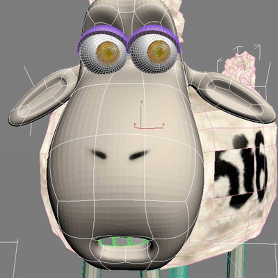 Sheep 8 Morph Targets 3d Model