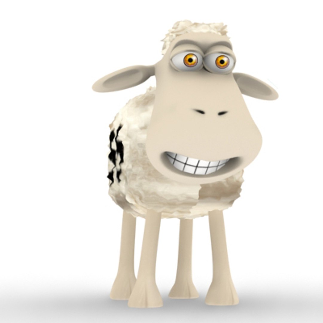 Sheep 8 Morph Targets 3d Model