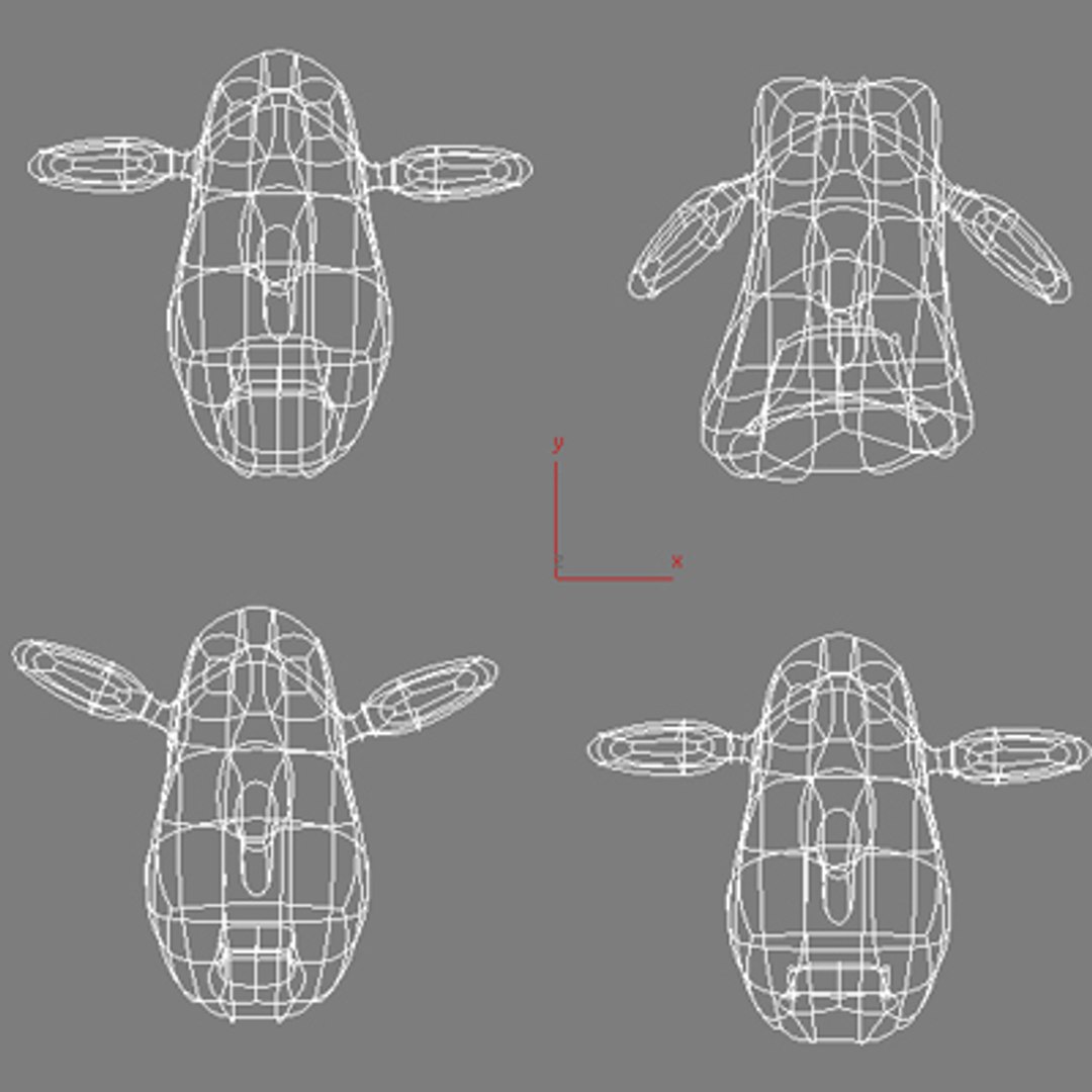 Sheep 8 Morph Targets 3d Model