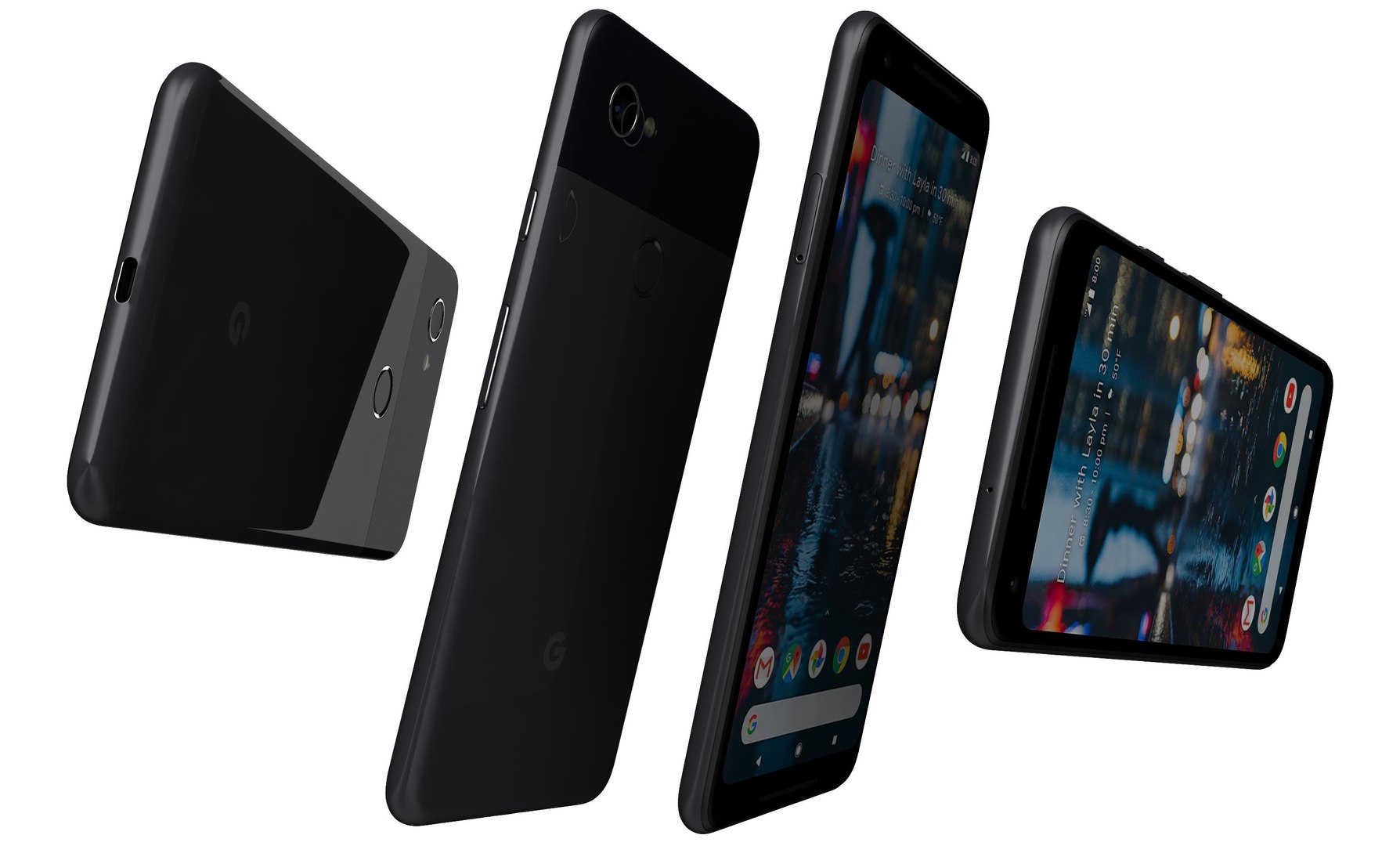 Google Pixel 2 XL Black 3D Model - TurboSquid 2080895