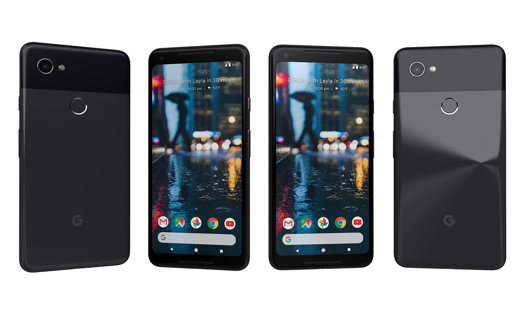 Google Pixel 2 XL Black 3D model - TurboSquid 2080895