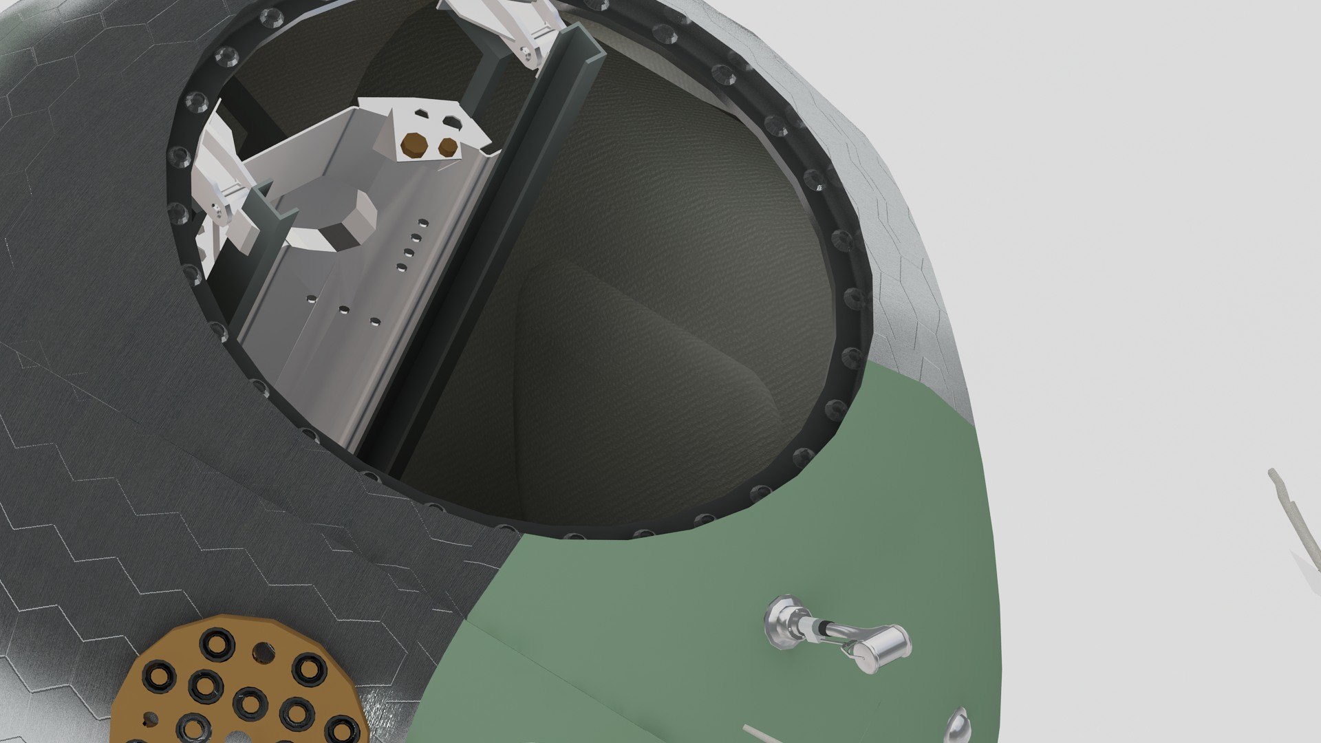 3D model Vostok-1 spacecraft with III rocket stage Block E - TurboSquid ...