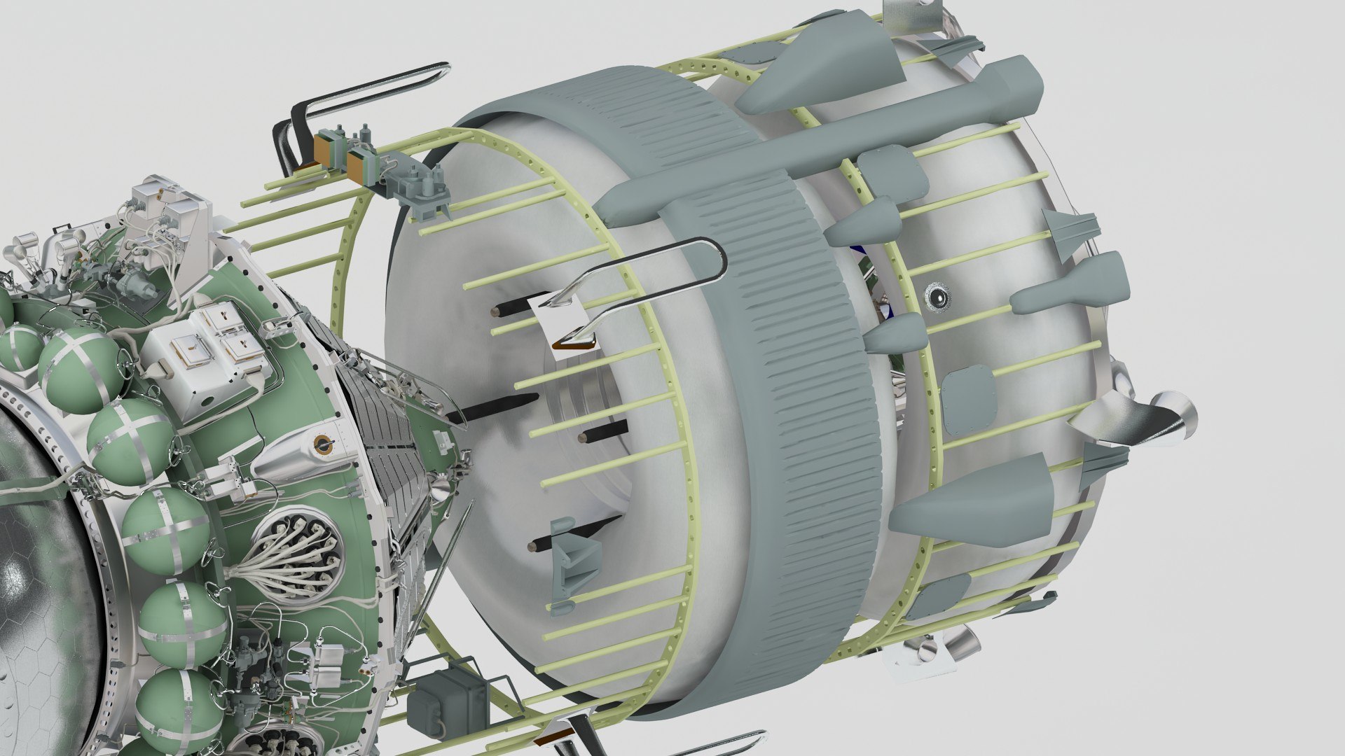 3D Model Vostok-1 Spacecraft With III Rocket Stage Block E - TurboSquid ...