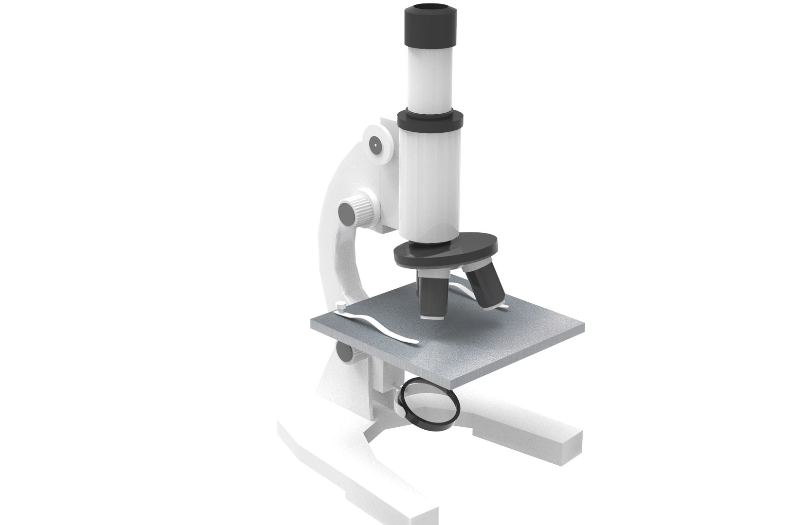 Microscope 3D Model - TurboSquid 2139820
