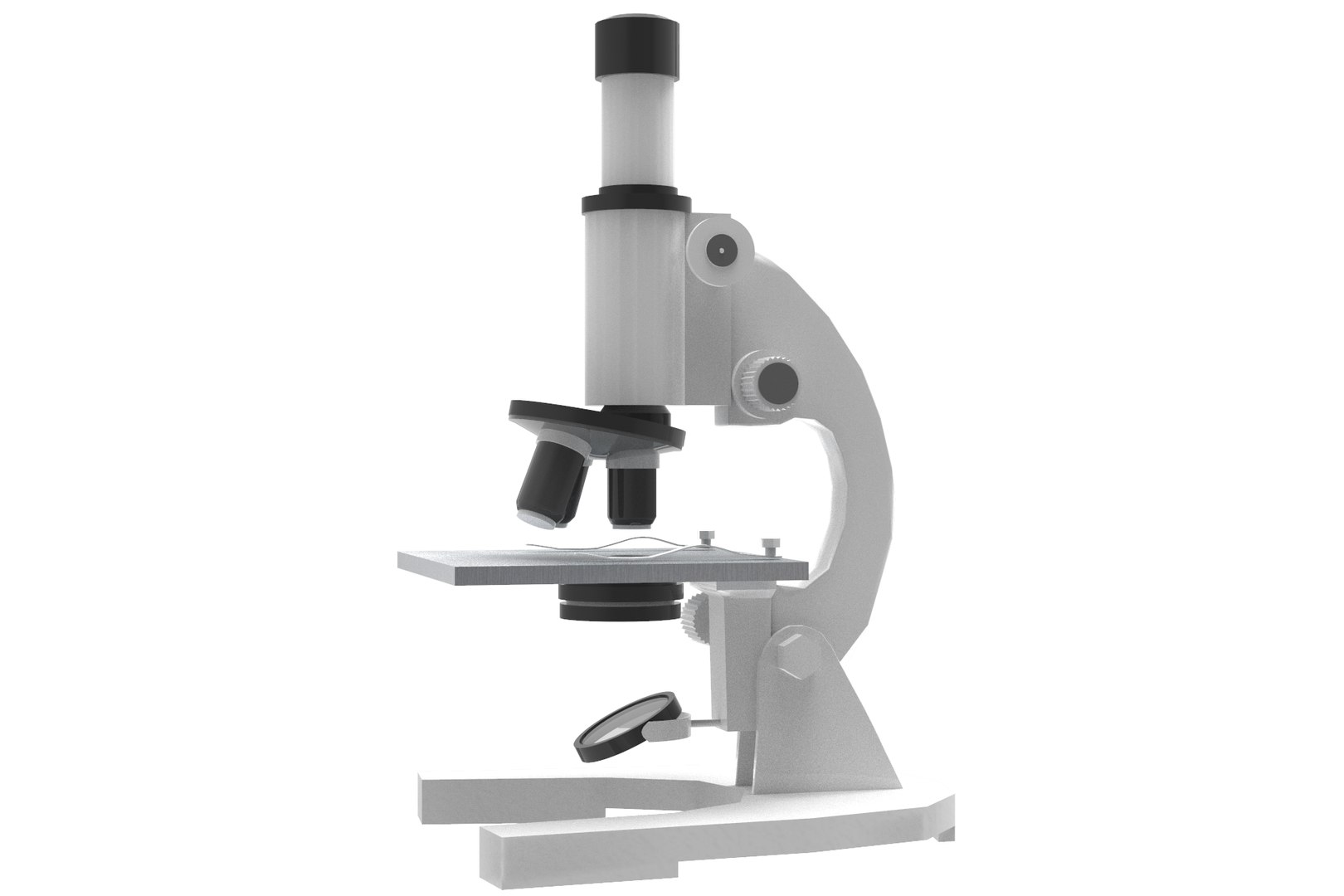 Microscope 3D Model - TurboSquid 2139820