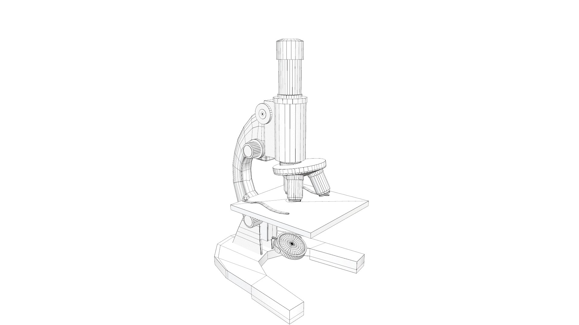 Microscope 3D Model - TurboSquid 2139820