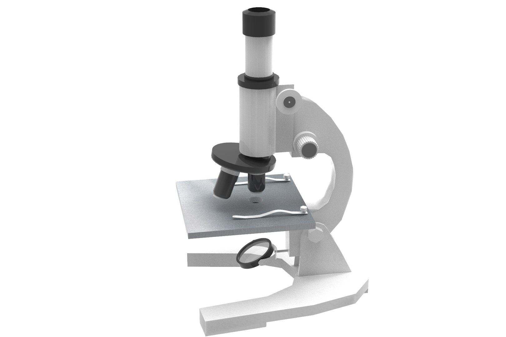 Microscope 3D Model - TurboSquid 2139820
