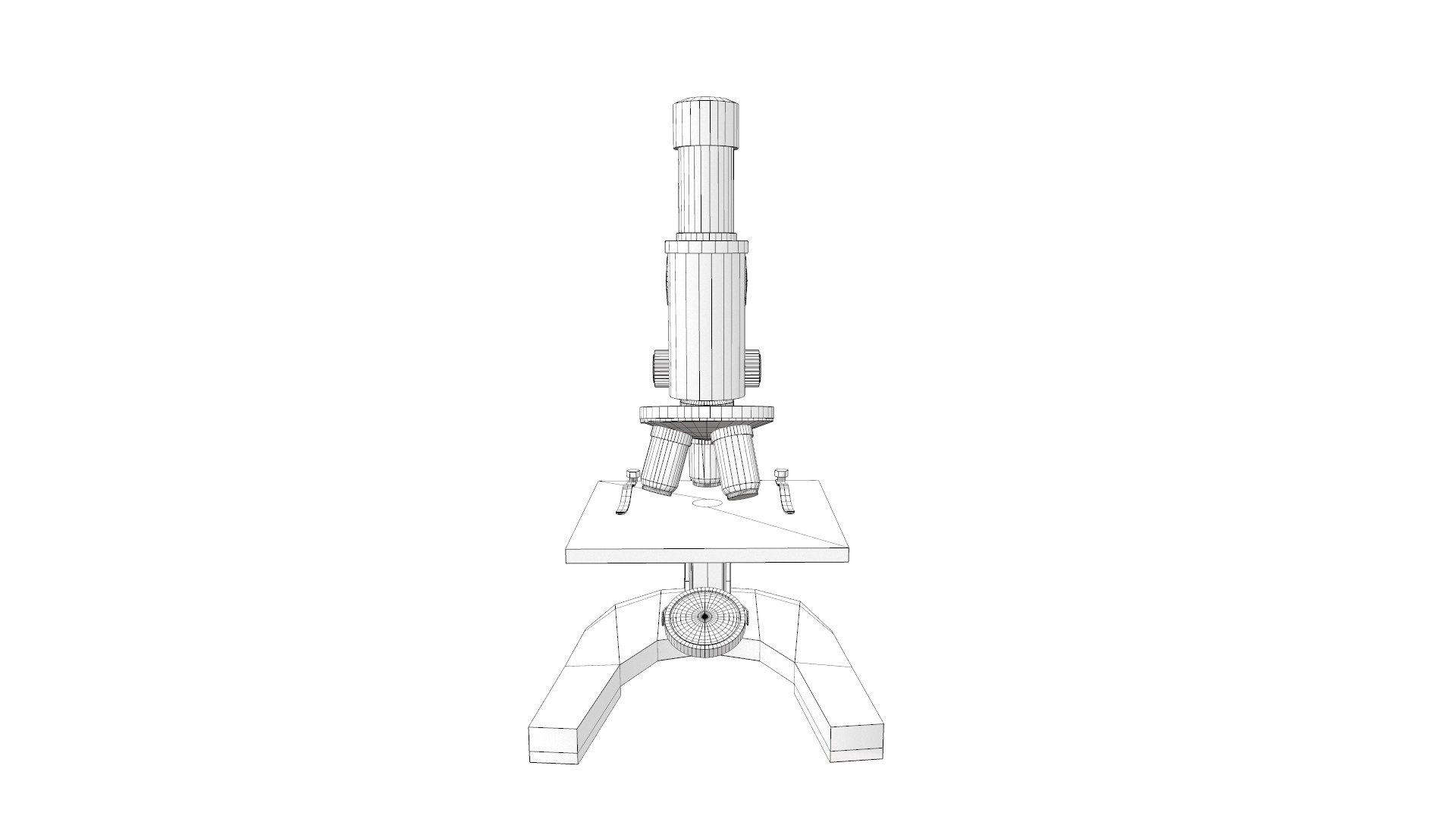 Microscope 3D Model - TurboSquid 2139820