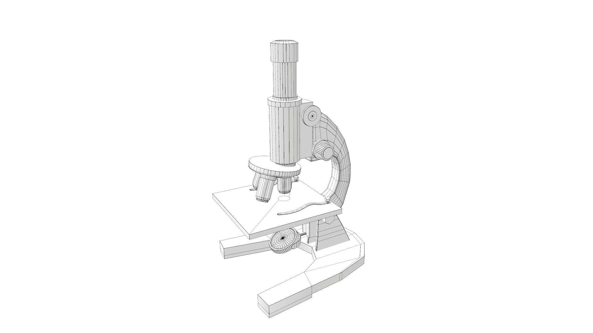 Microscope 3D Model - TurboSquid 2139820