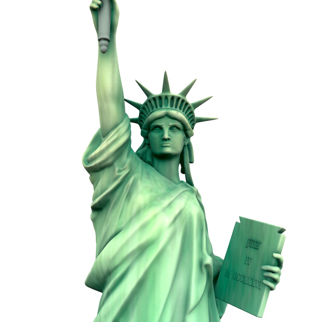 3D Model Modeled Statue Liberty - TurboSquid 1546756