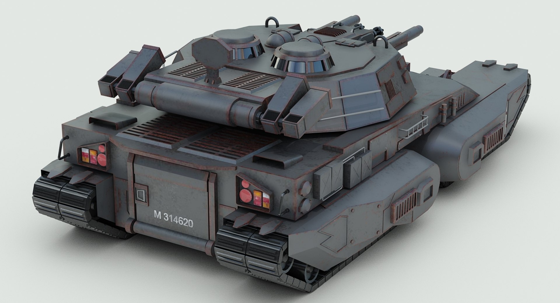 3d Concept Futuristic Heavy Tank