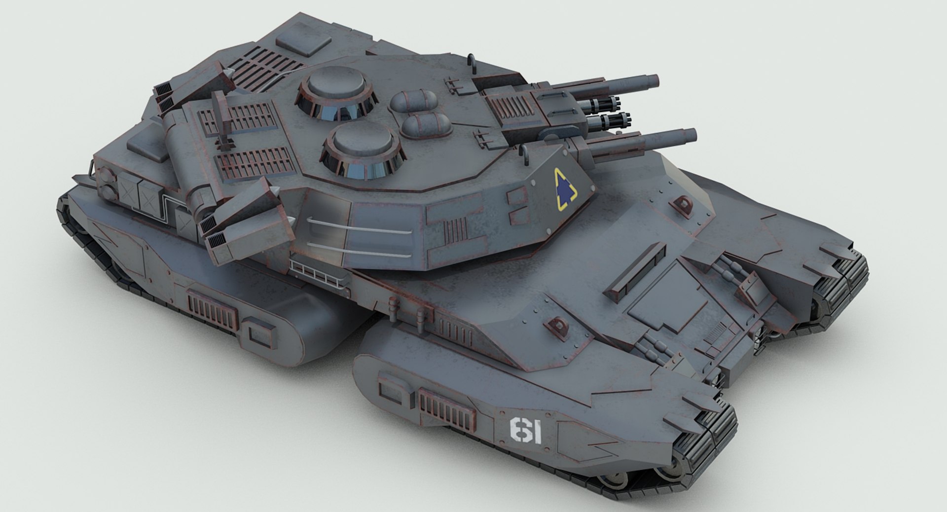 3d Concept Futuristic Heavy Tank