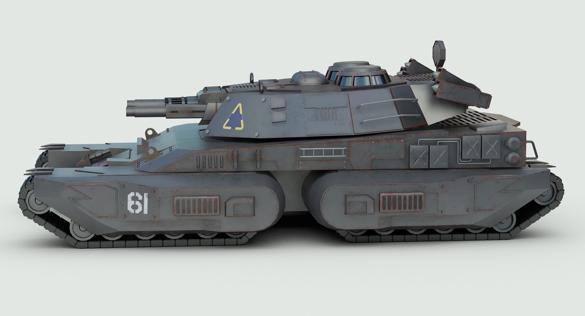 3d Concept Futuristic Heavy Tank