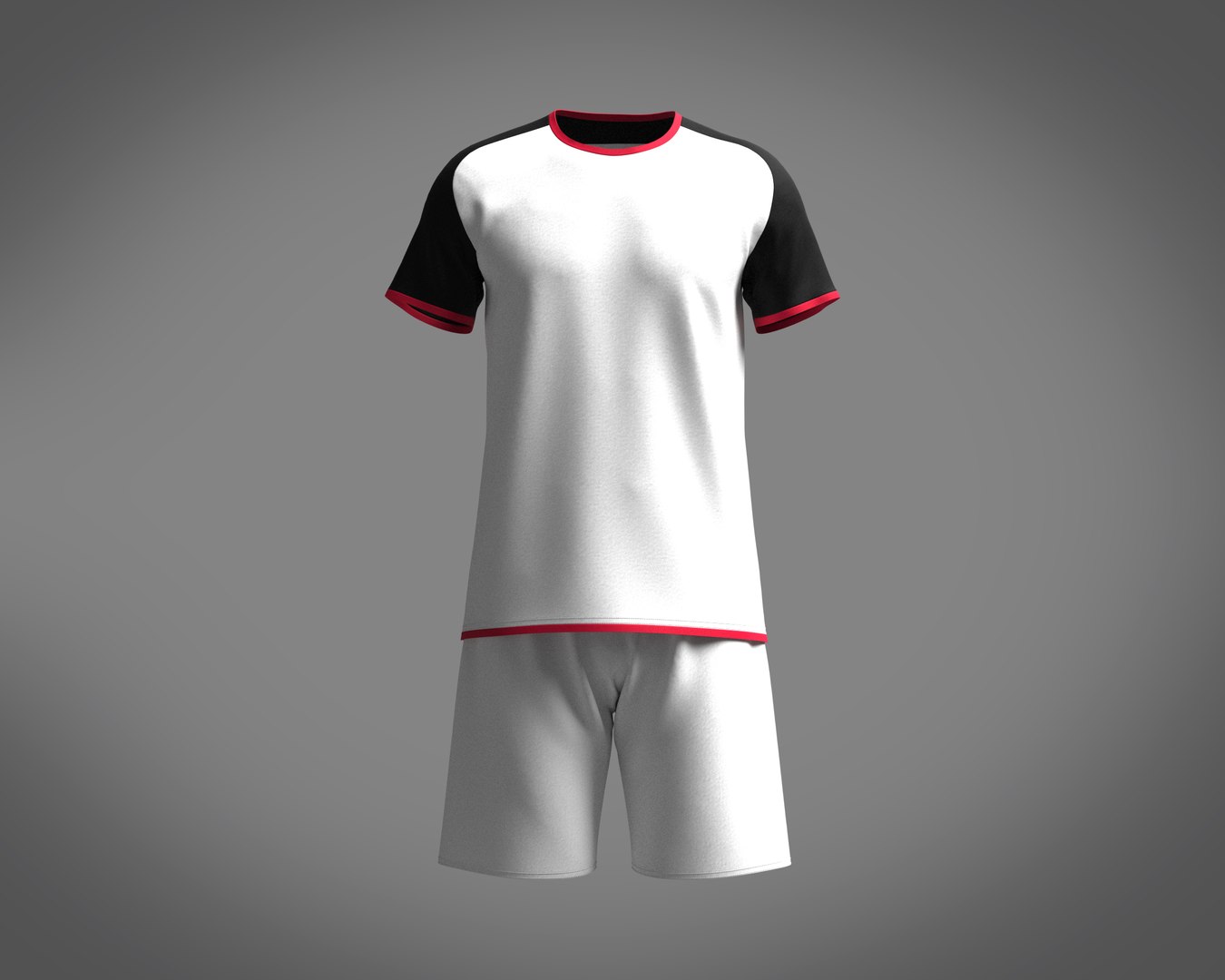 Jersey With Short Model - TurboSquid 1946974