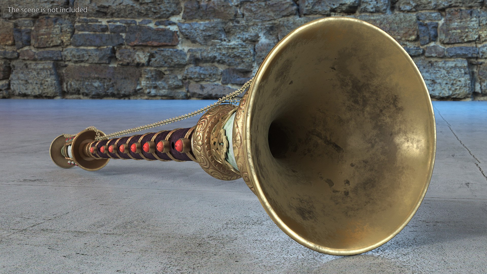 3D Traditional Woodwind Instrument Gyaling Old Model - TurboSquid 2090374