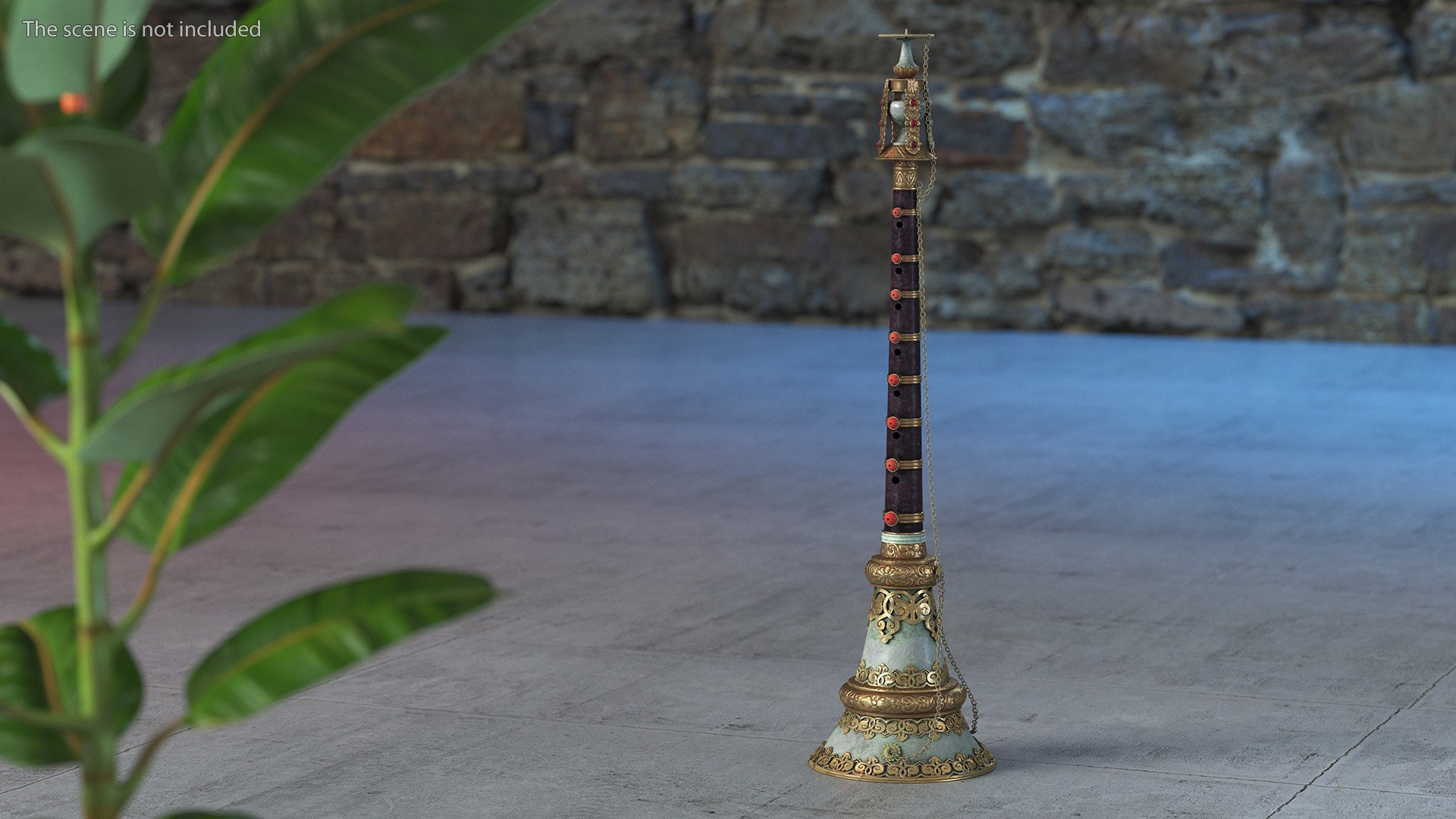 3D Traditional Woodwind Instrument Gyaling Old Model - TurboSquid 2090374