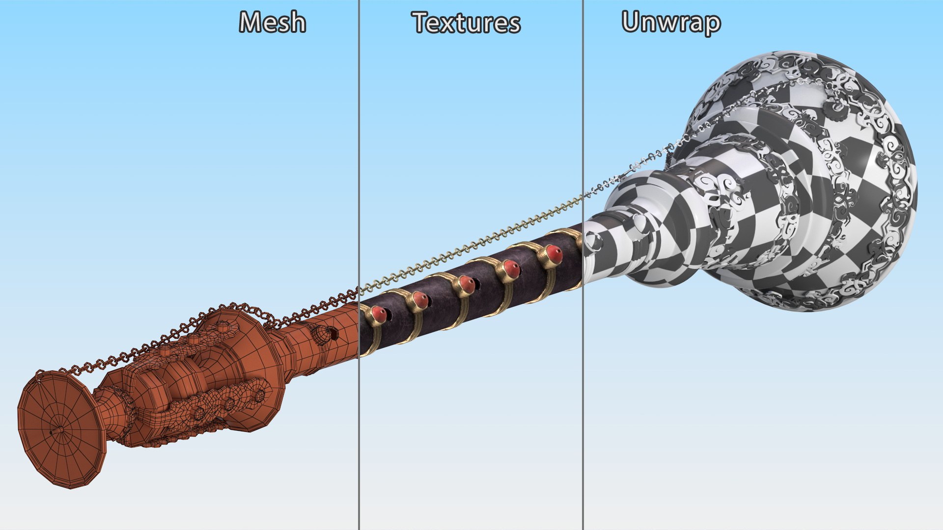 3D Traditional Woodwind Instrument Gyaling Old Model - TurboSquid 2090374